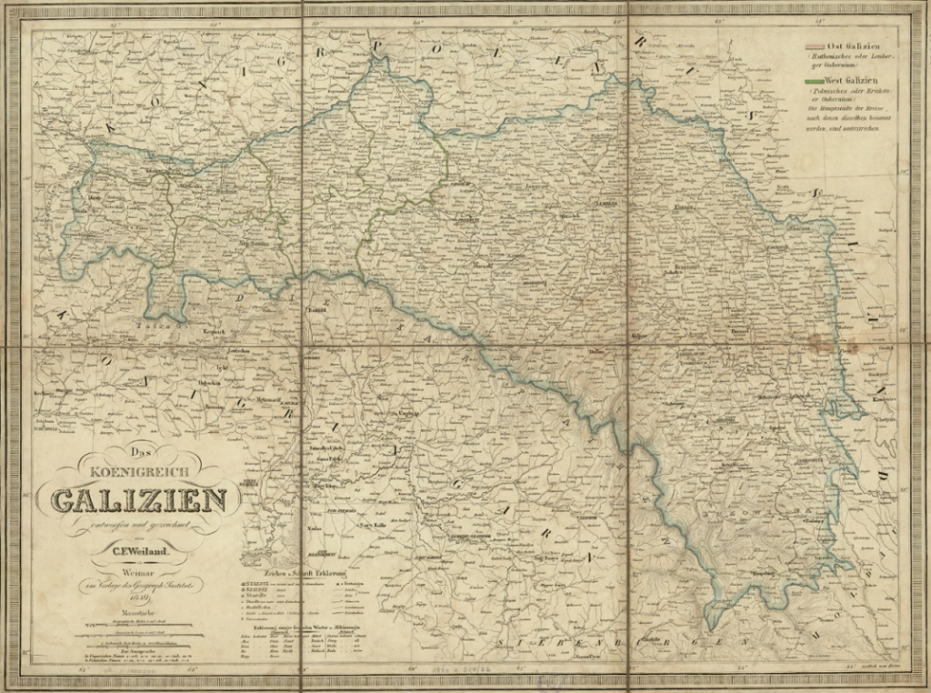 Forgotten Galicia - Historical Maps of Galicia (1775-1918)